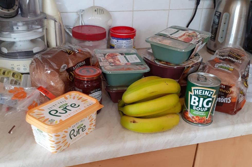 ‘Nourishing’ food parcels provided by Home From Hospital Care